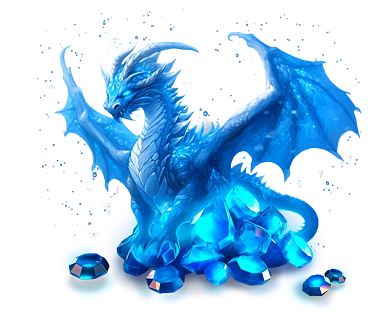 RUST Ice Winter Dragon Case - open on Bloodycase