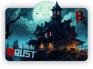RUST Haunted House Case - open on Bloodycase
